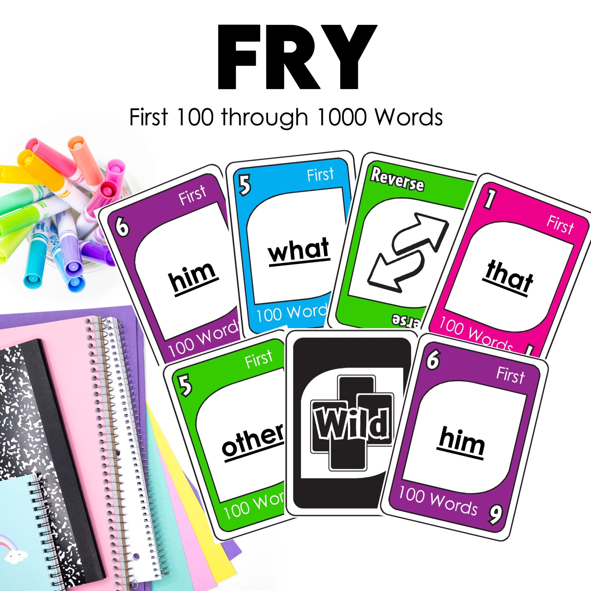 Fry Sight Words 1–1000: How to Teach Them Using Games
